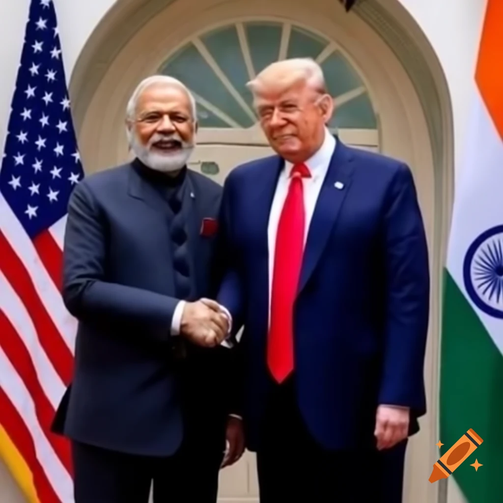 Historic handshake between prime minister narendra modi and president ...