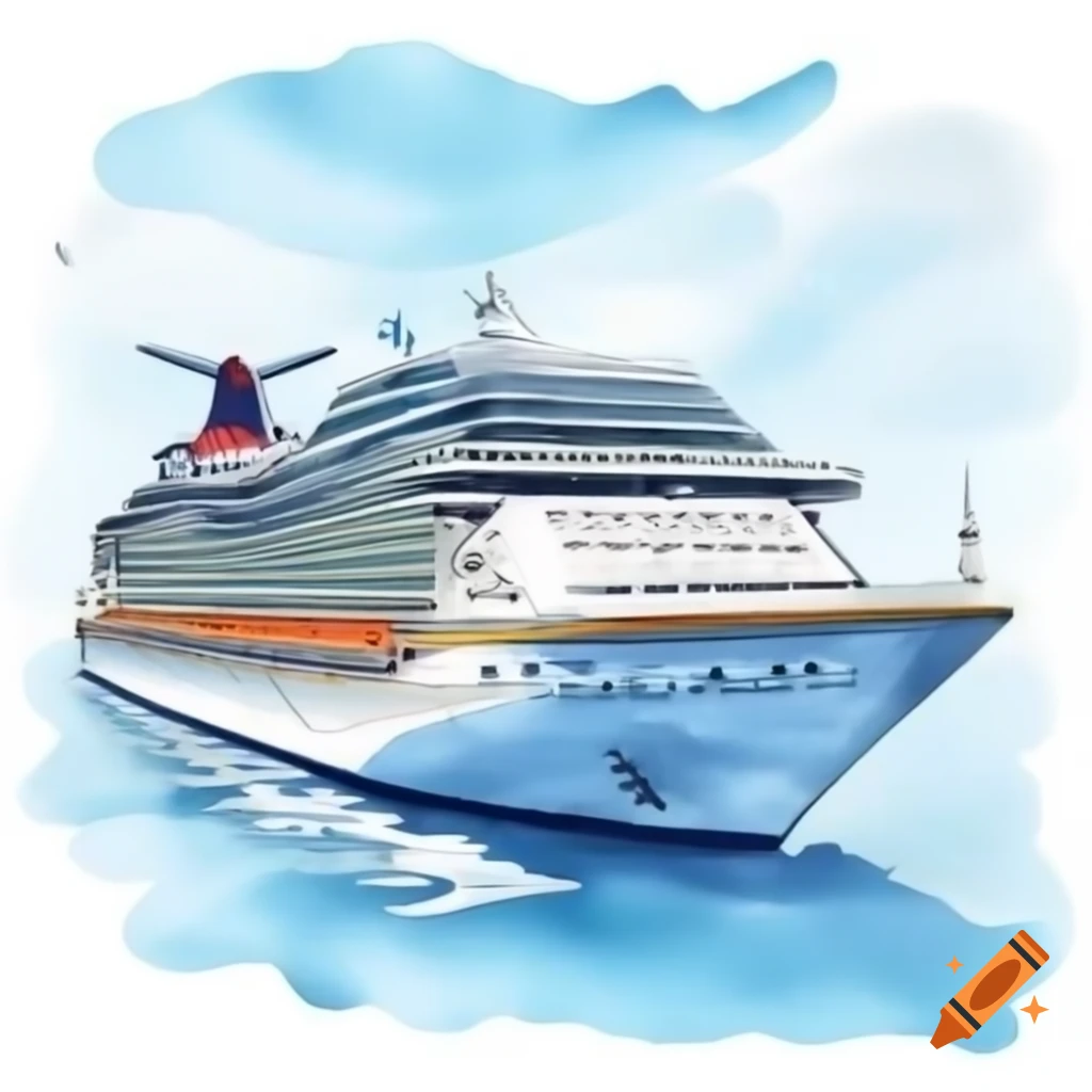 Cartoon Carnival Cruise Ship