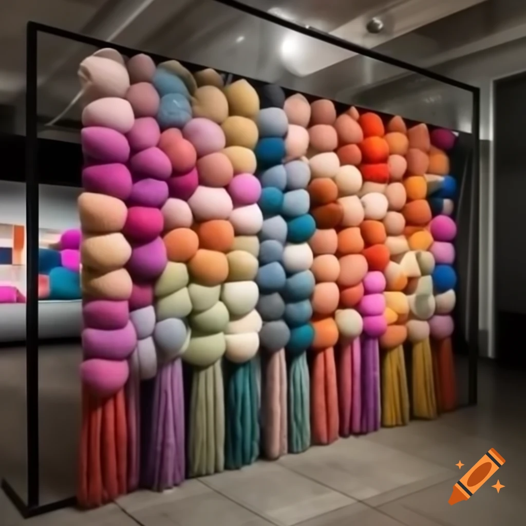 Modern advertisement design for yarn exhibition in Istanbul with ...