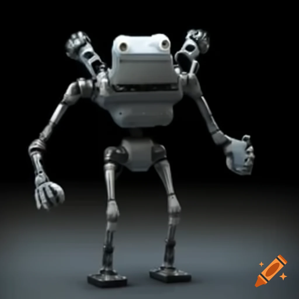 Armless robot monster with camera head on Craiyon