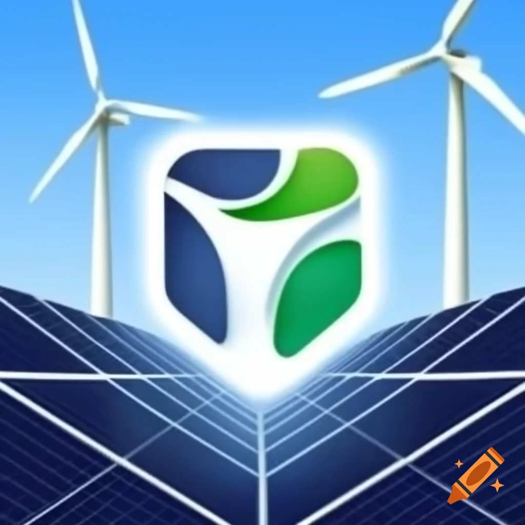 Logo design for Greentech energy company featuring solar panels, wind ...
