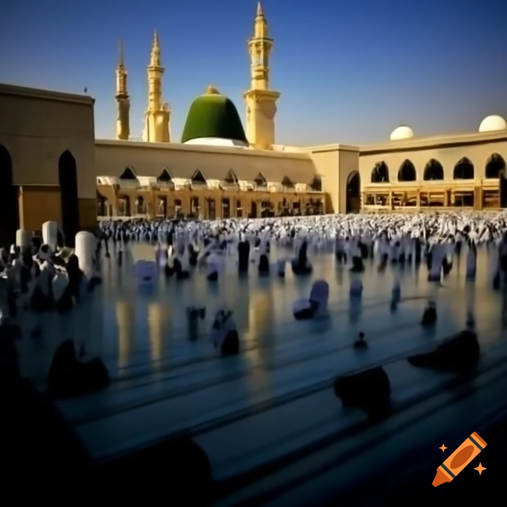 Medina city, important islamic holy site with prophet muhammad's mosque ...