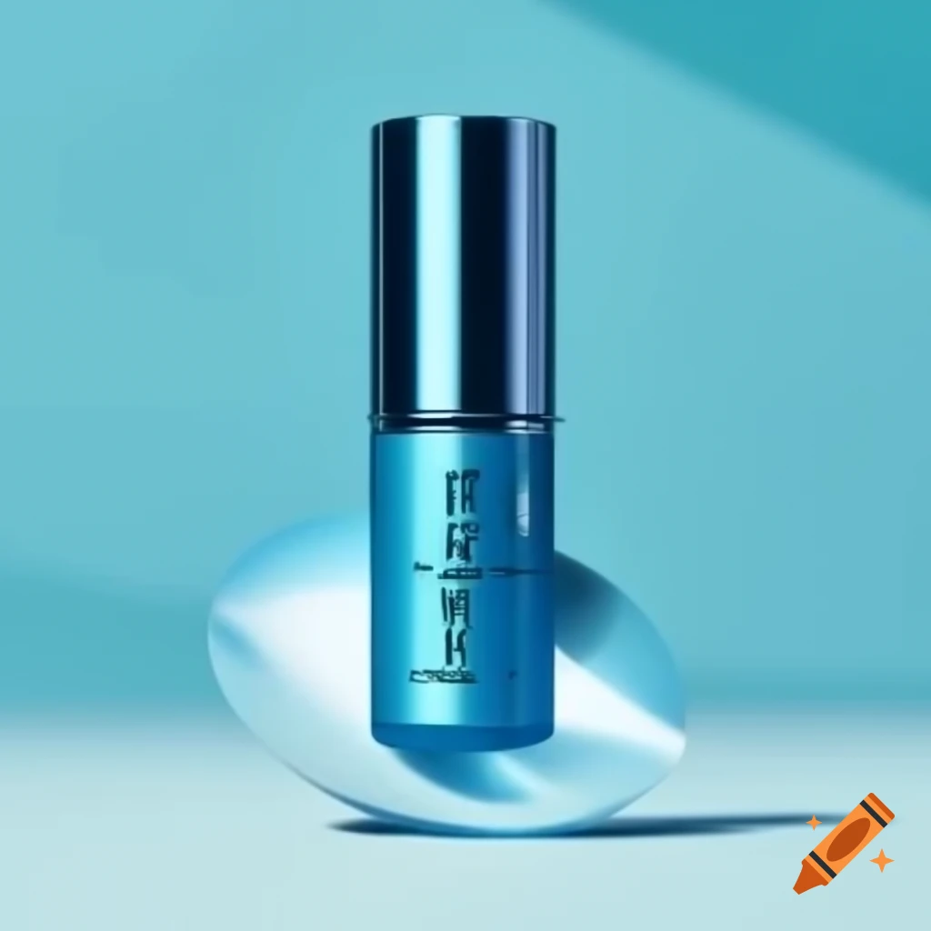 Pocket-sized skincare capsule with dual chambers and roller applicator ...