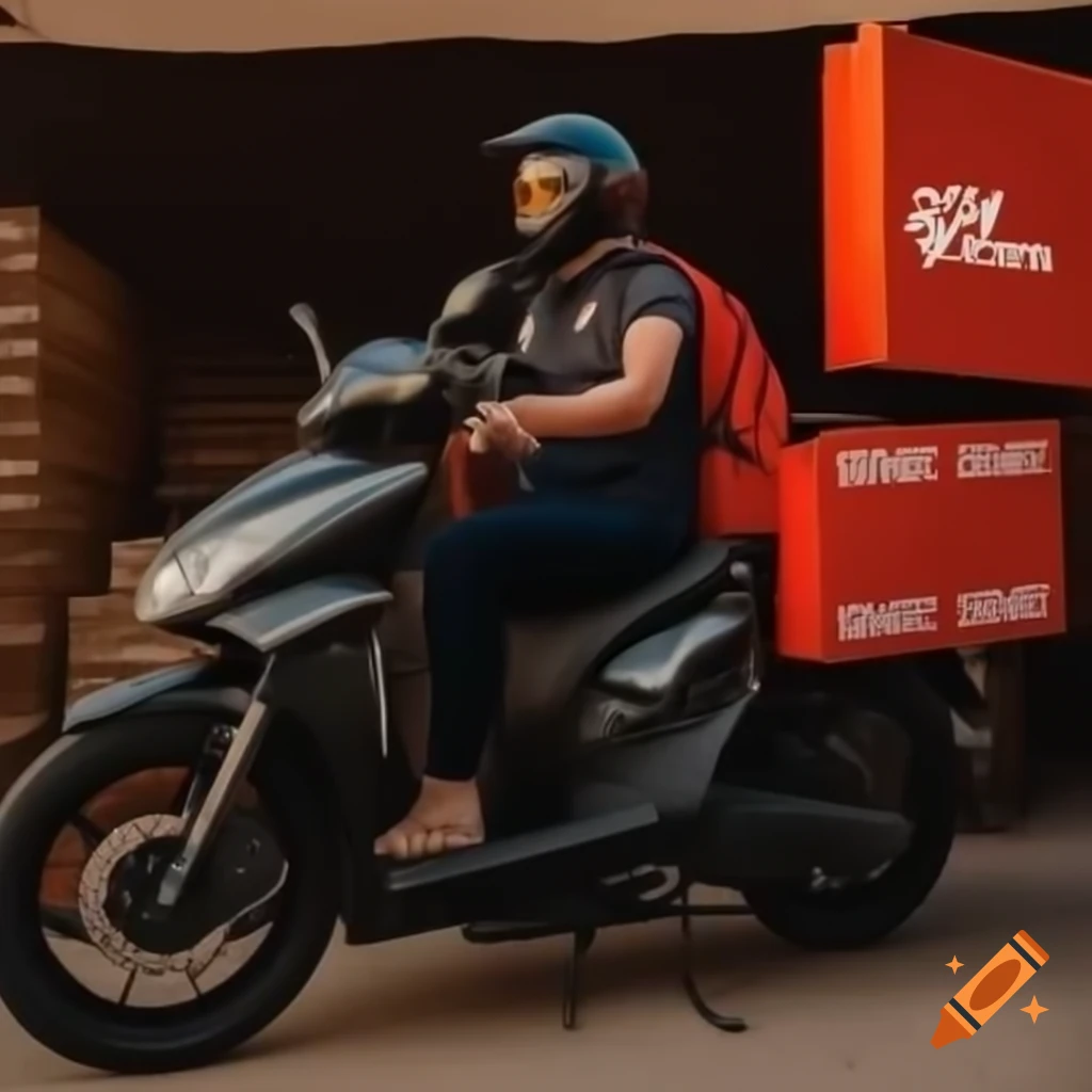 Zagel delivery company logo featuring motorcycles in Egypt 2025 on Craiyon