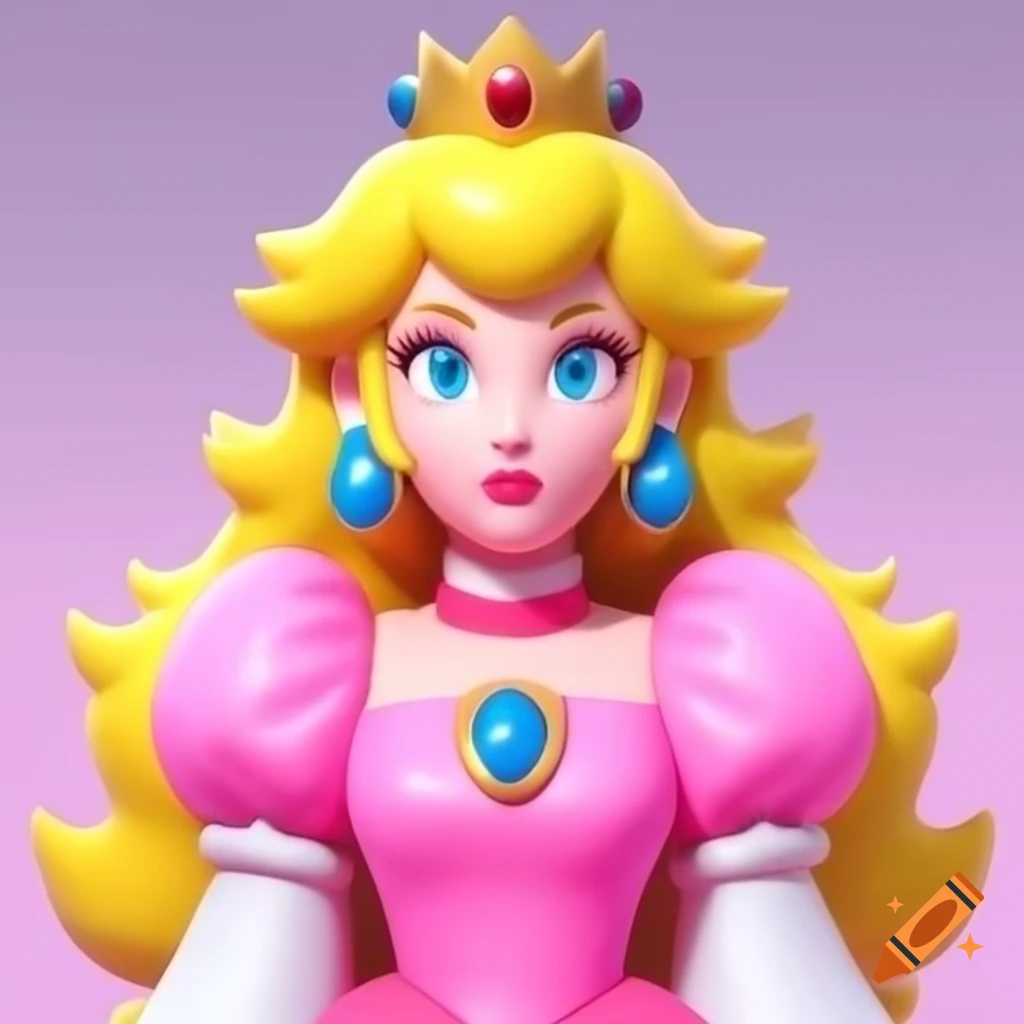Real-life portrayal of video game character Princess Peach with blonde ...