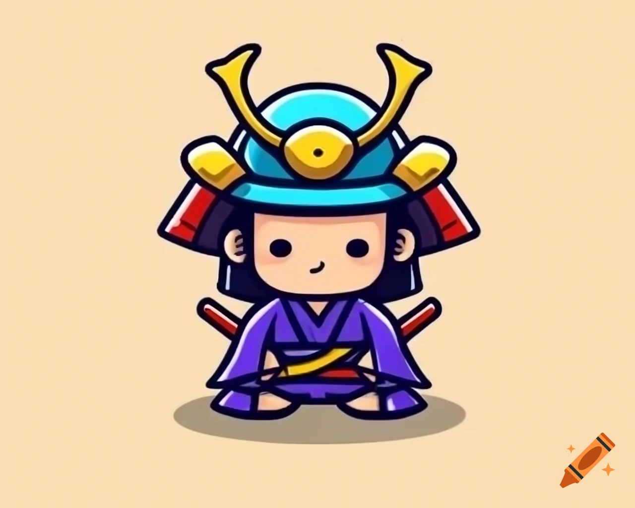 Samurai boy nft artwork on Craiyon