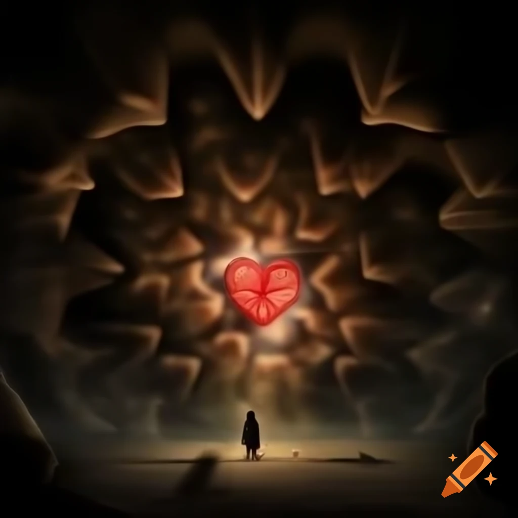 Emotionally charged artwork inspired by 'Tainted Love' theme, featuring ...