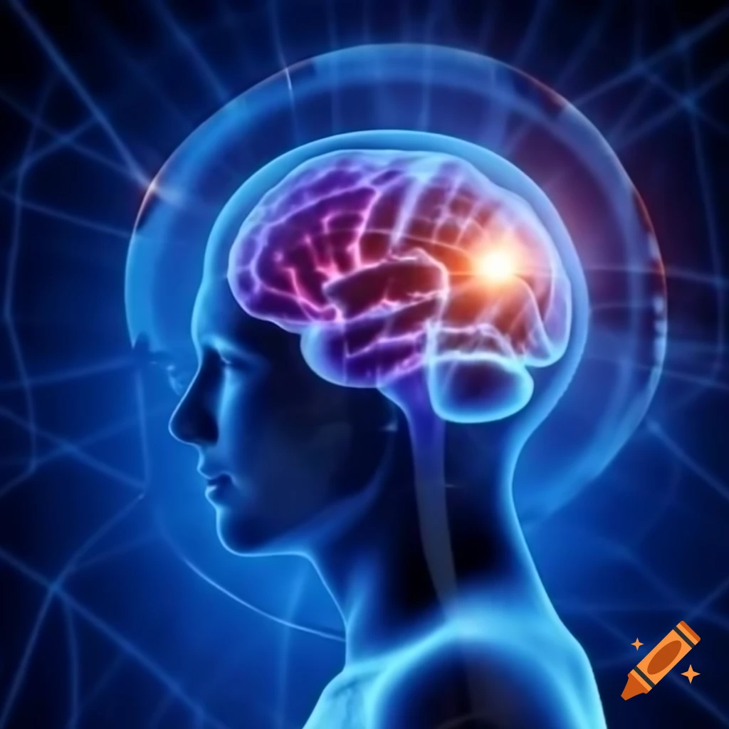 Illustration of stroke effects in human brain for awareness on Craiyon