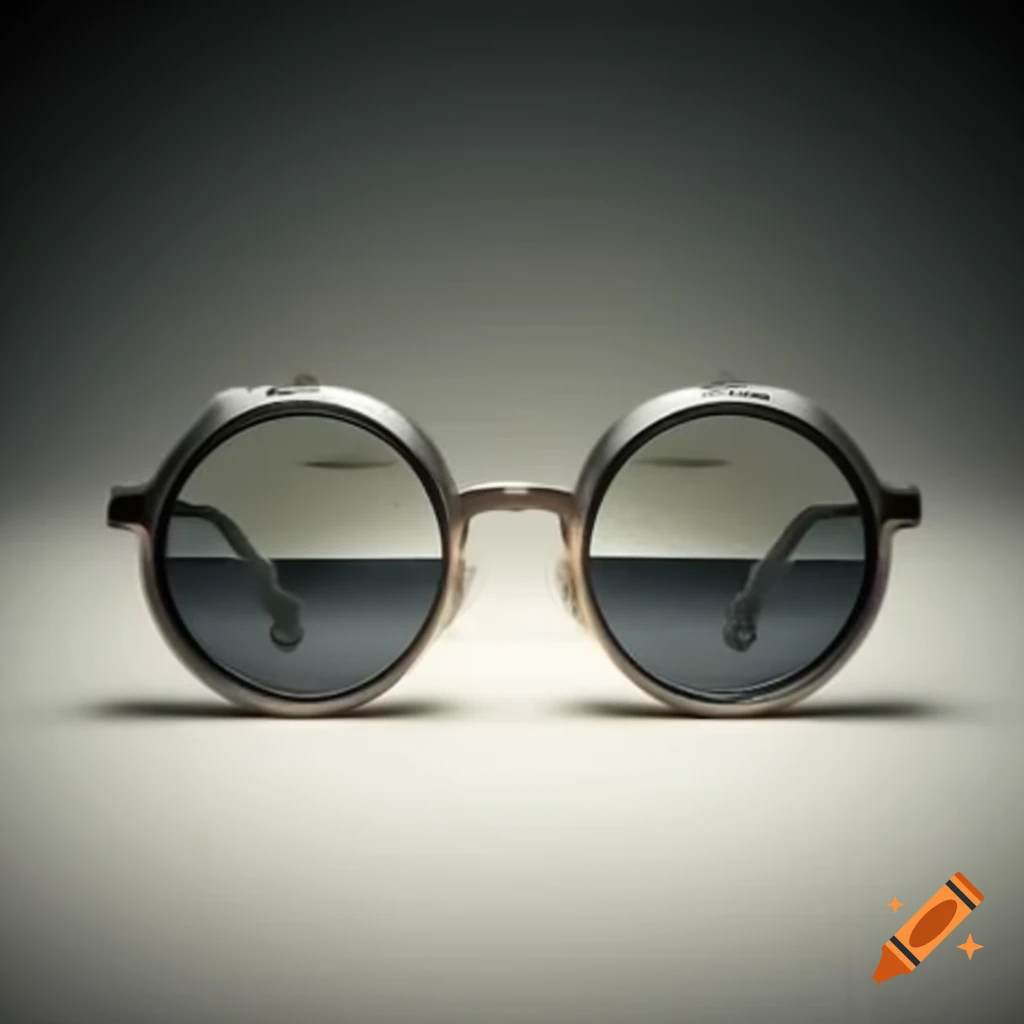 Classic spectacles with built-in speakers on frame on Craiyon