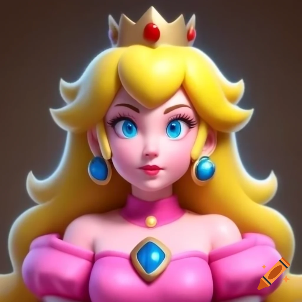 Real-life interpretation of Princess Peach from Mario franchise ...
