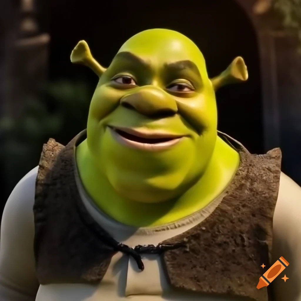 Emo shrek character design with distinctive emo hairstyle and expressions on Craiyon