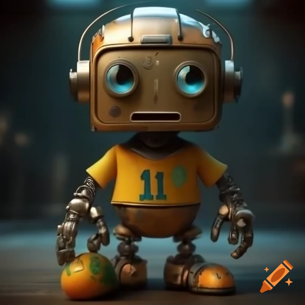 Neymar inspired robot design on Craiyon