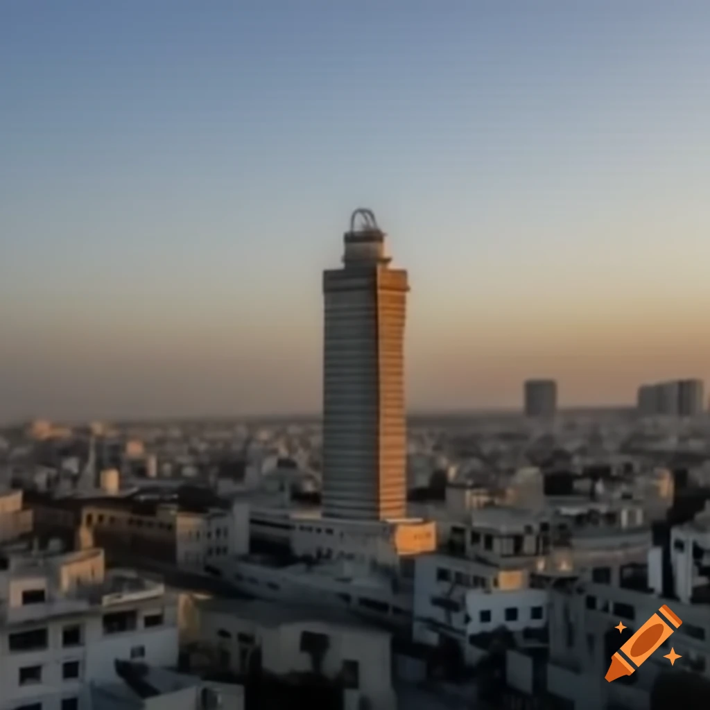 Gaza strip featuring trump tower and golf courses on Craiyon