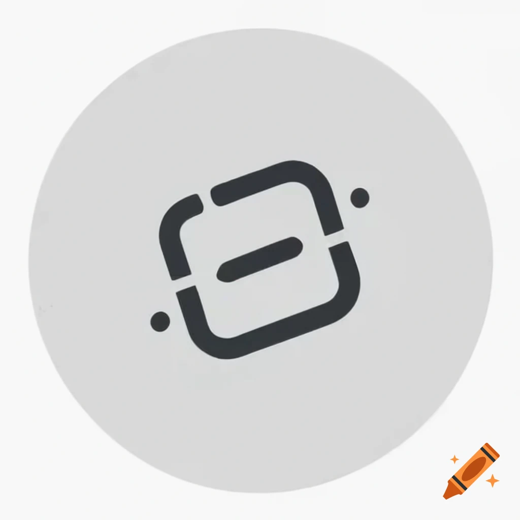 Sleek modern icon representing instant connection and short links on ...