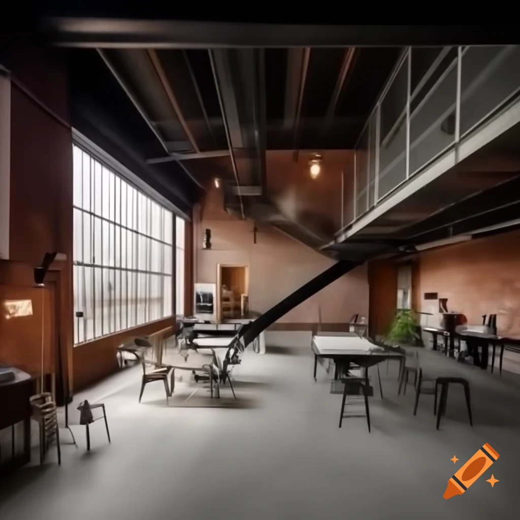 Industrial-style building inspired by lille’s architecture with open ...