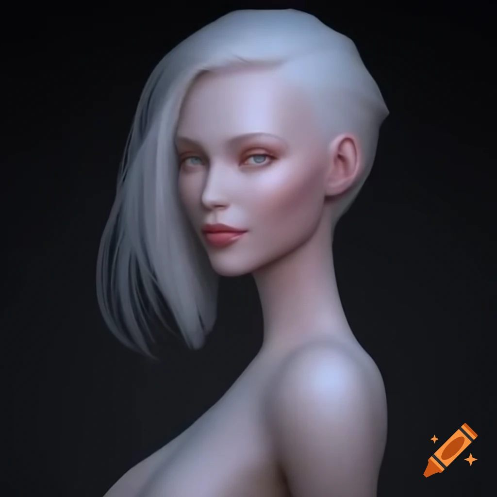 Photorealistic portrait of a captivating woman in her mid-thirties with ...