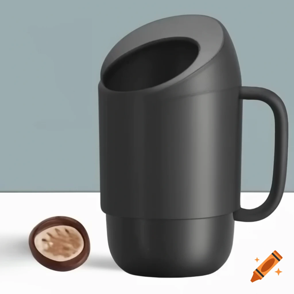 Portable coffee pod mug for on-the-go convenience on Craiyon