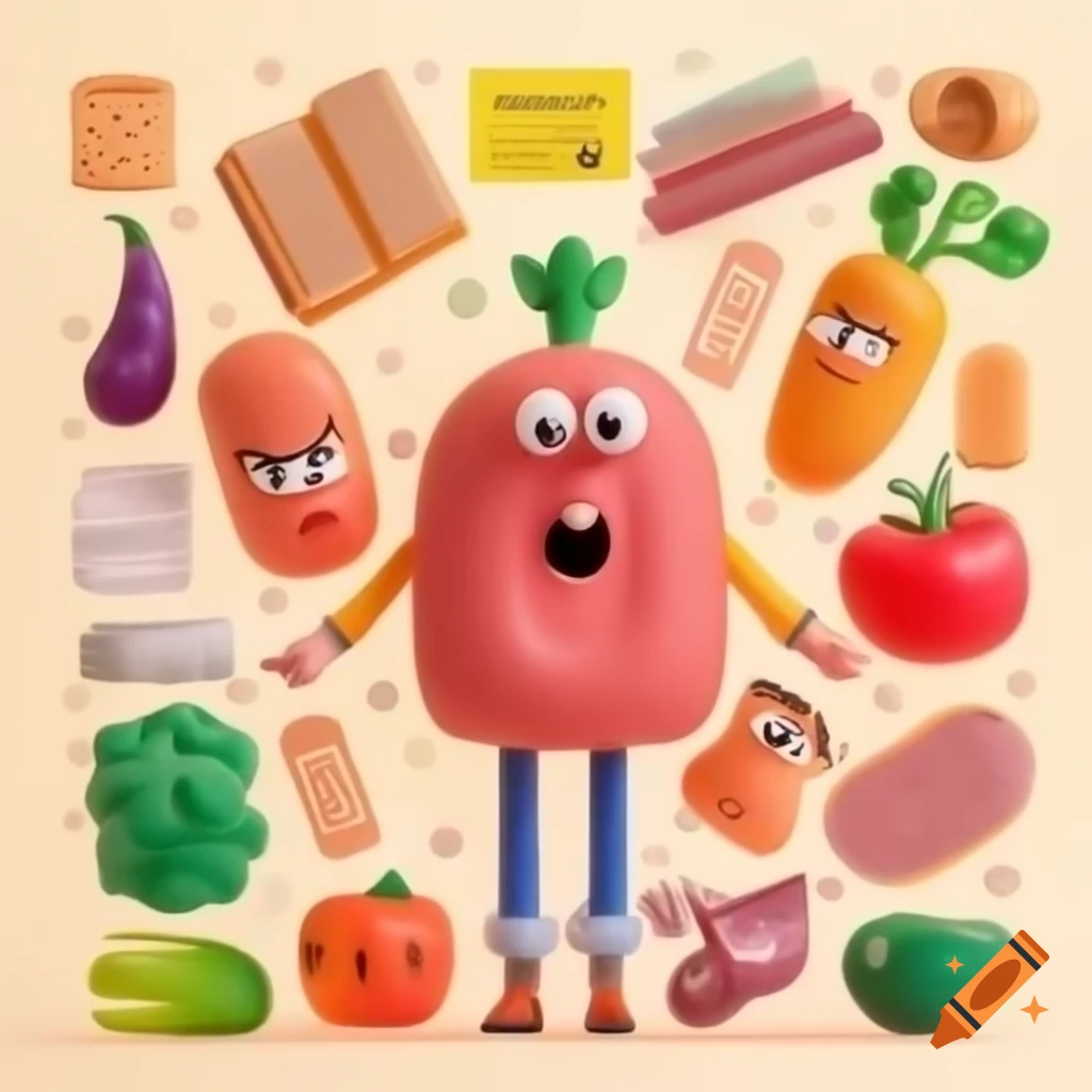 Illustration of Noun character from Parts of Speech family in front of ...