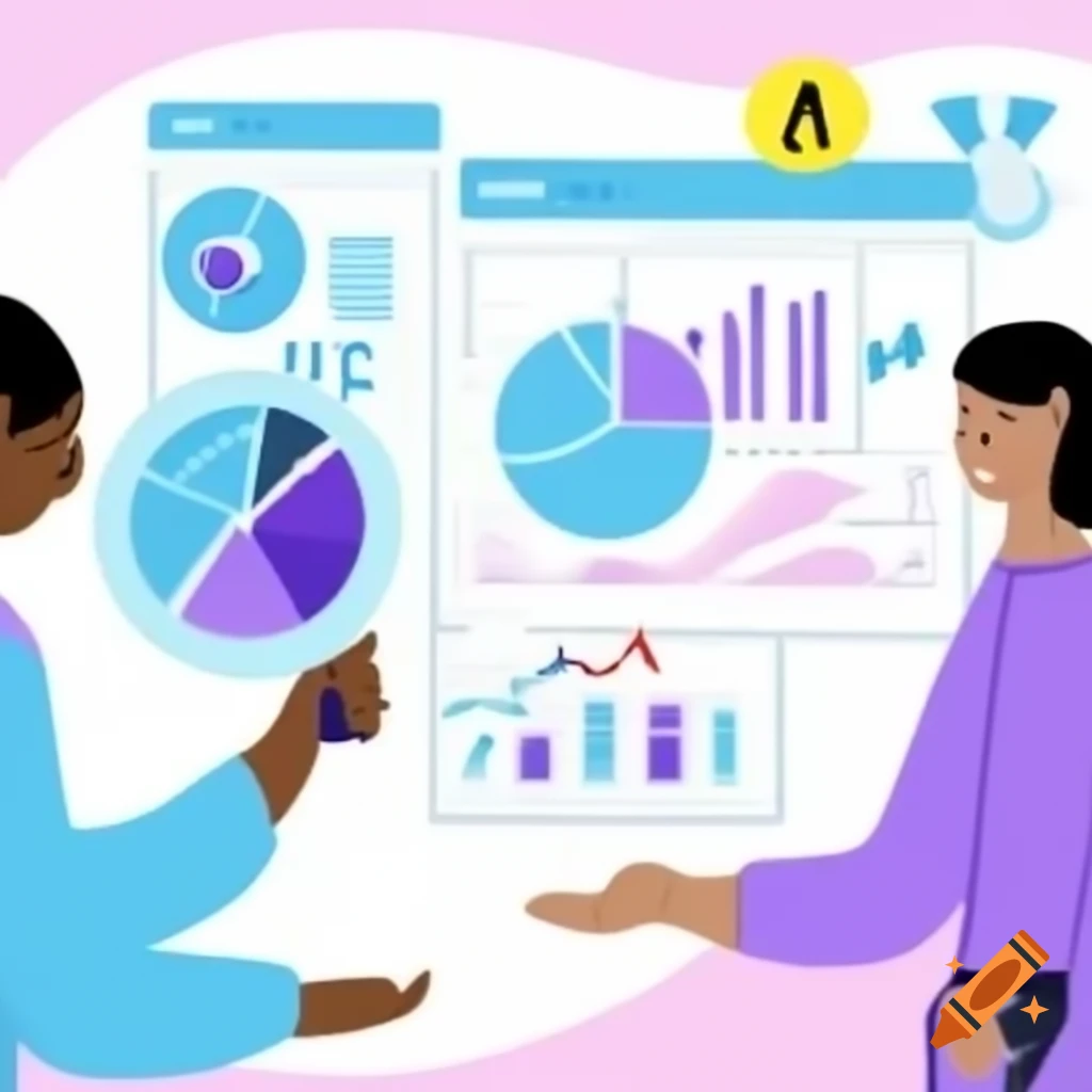 Data visualization showcasing women's safety analytics on Craiyon
