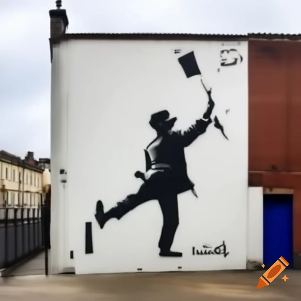 Street art by banksy showcasing urban creativity on Craiyon