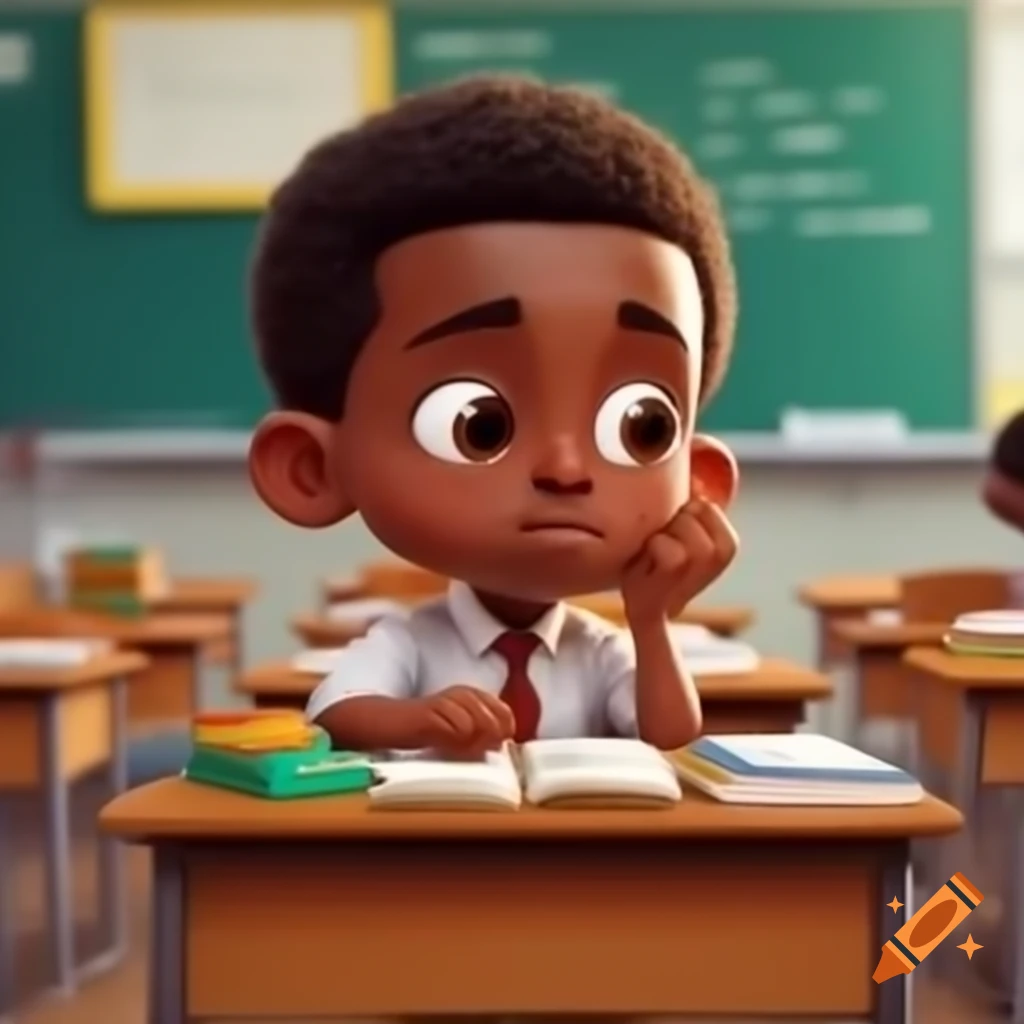 Cartoon depicting stigmatization of african american student in ...