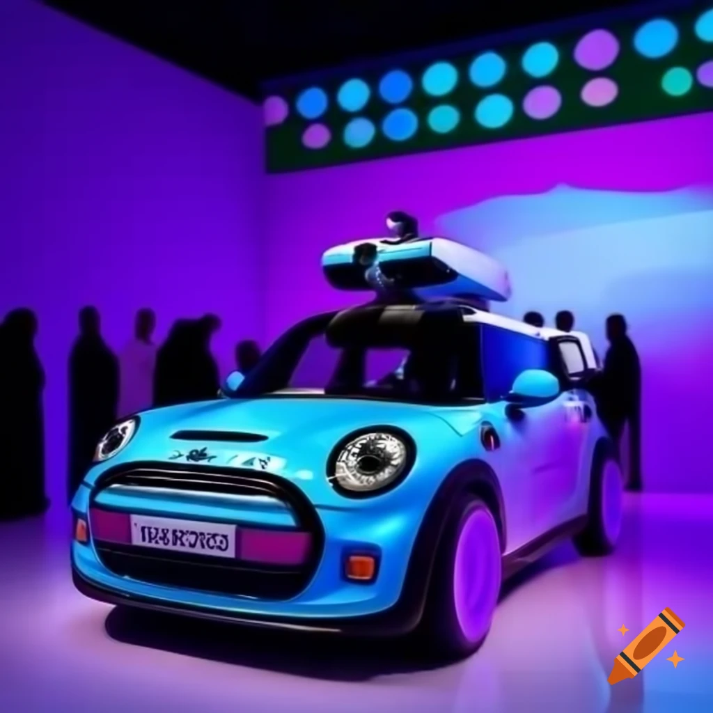 Augmented reality virtual MINI car showroom in Saudi Arabia on Craiyon