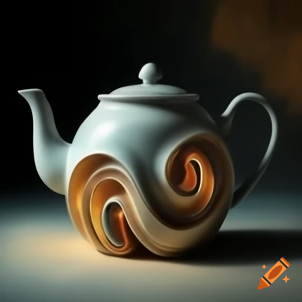 Unique teapot inspired by extraterrestrial lifeforms with organic ...