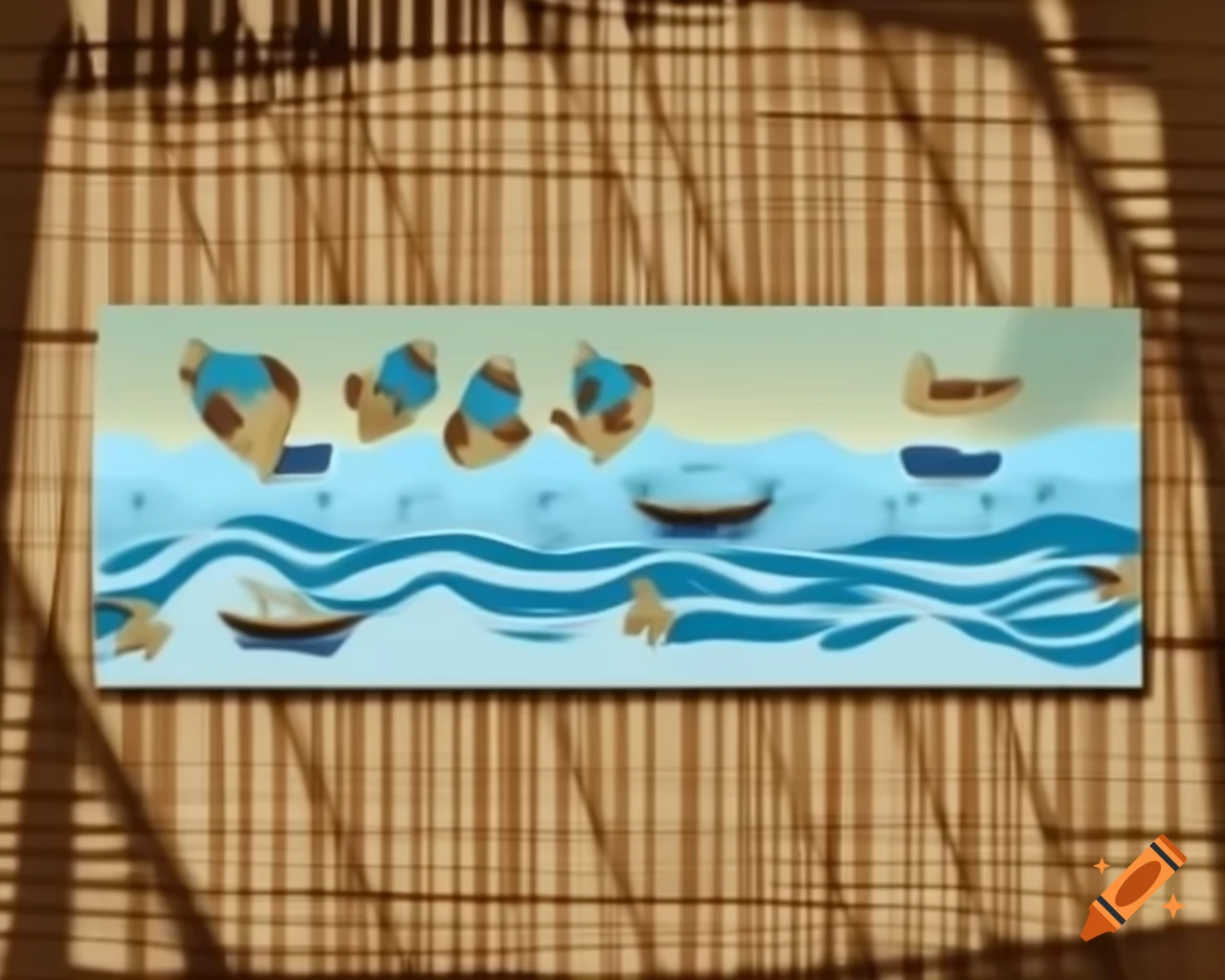 Vibrant banner design for Chandga Dry Fish featuring dried fish ...