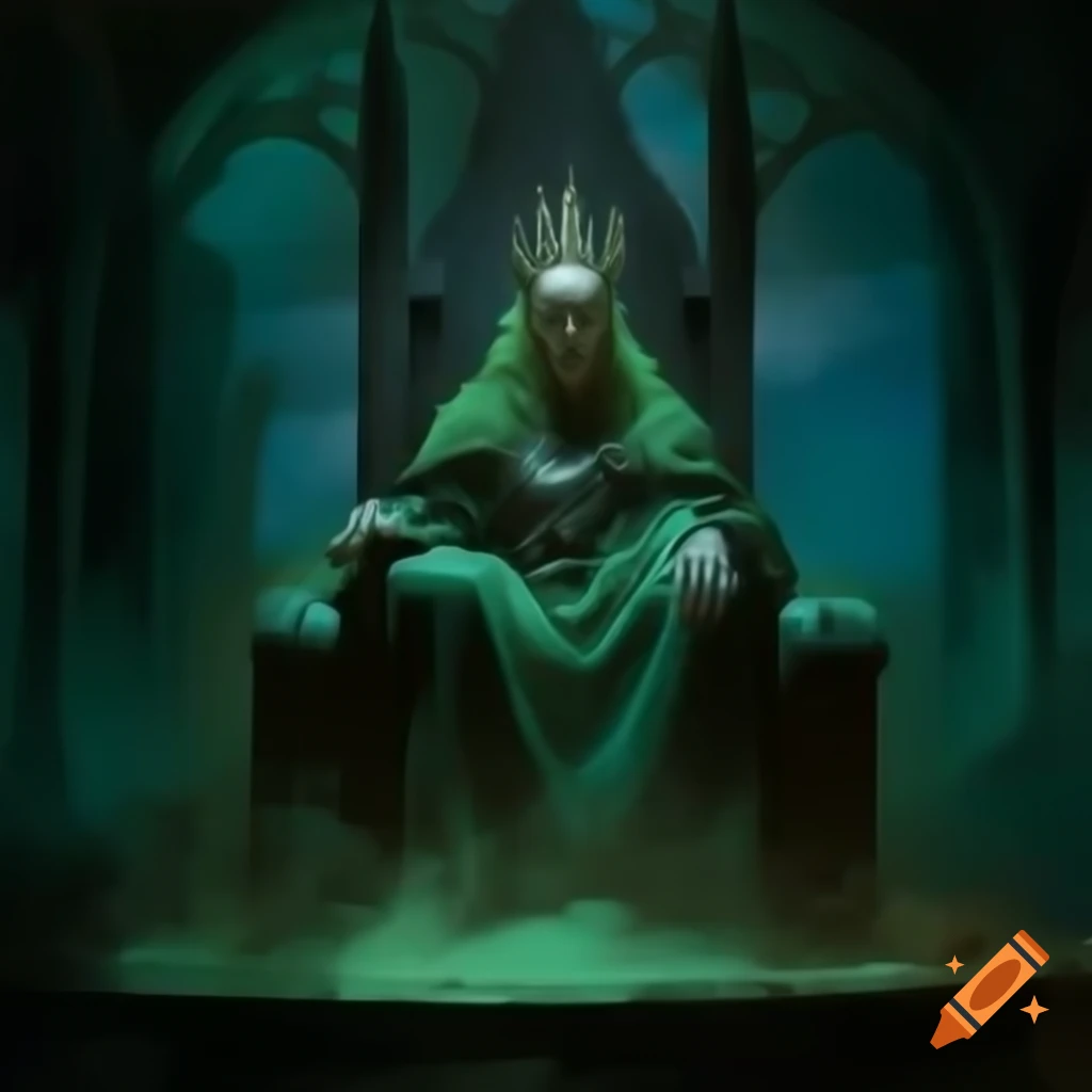 Artwork for symphonic metal single 'Kings of Ash and Dust' depicting ...