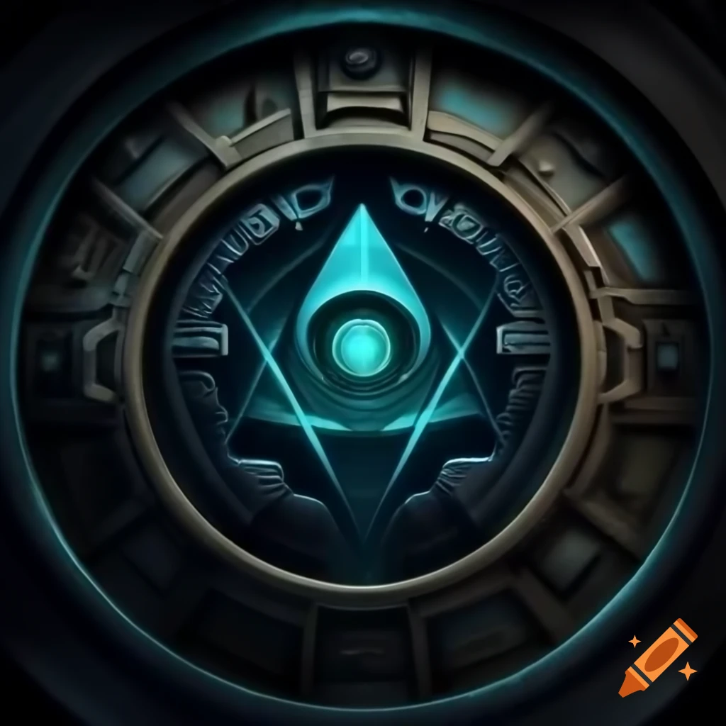 Arcane mystical control panel with intricate designs on Craiyon