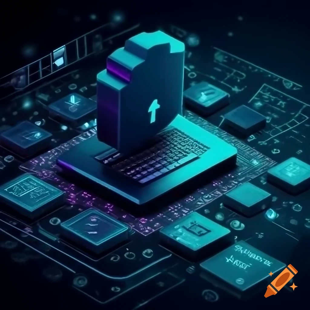 Linux hacking concept with code and terminal interface on Craiyon