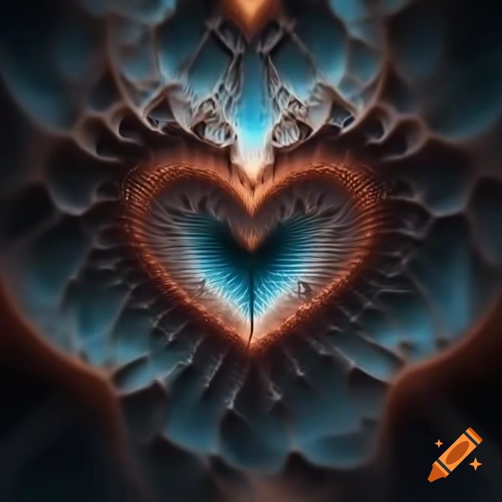 Mesmerizing fractal patterns creating a stunning visual tapestry on Craiyon