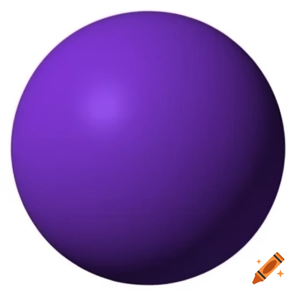 Solid sphere with uniform surface on Craiyon