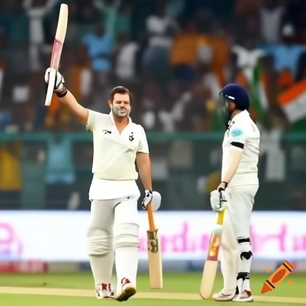 Rahul Gandhi and Narendra Modi playing cricket in stadium filled with ...