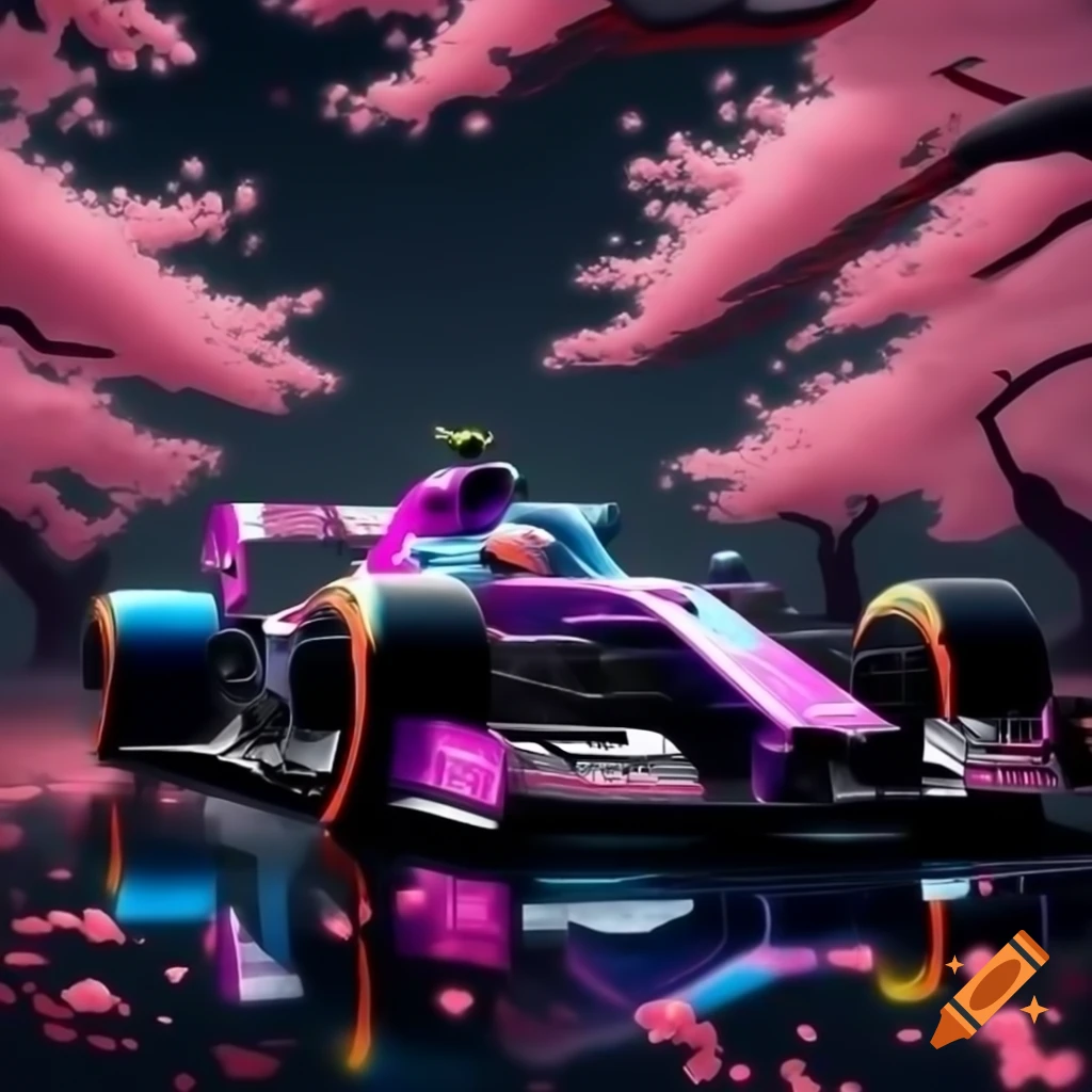 Futuristic Japanese F1 car design for 'Rising Sun Racing' showcasing ...