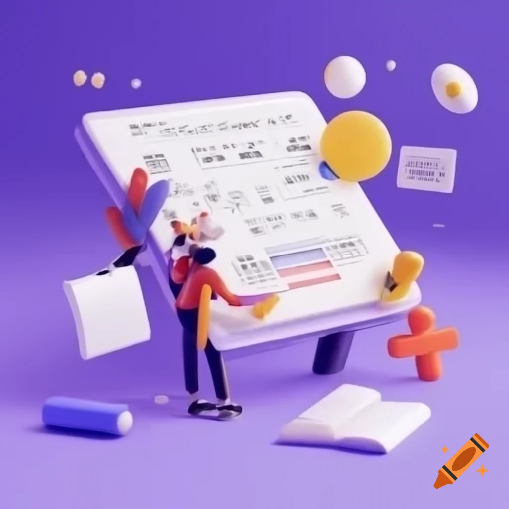 Artistic representation of math in motion, showcasing architecture ...