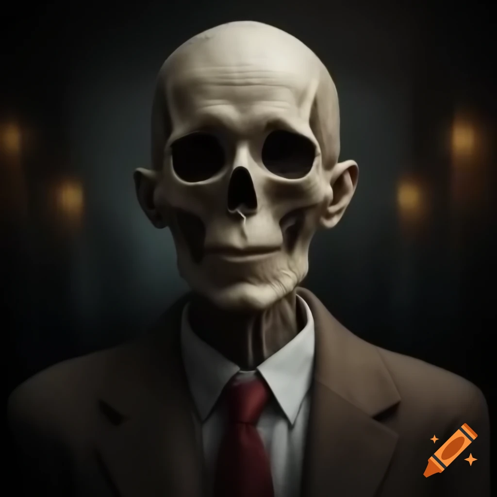 Human horror character depiction on Craiyon