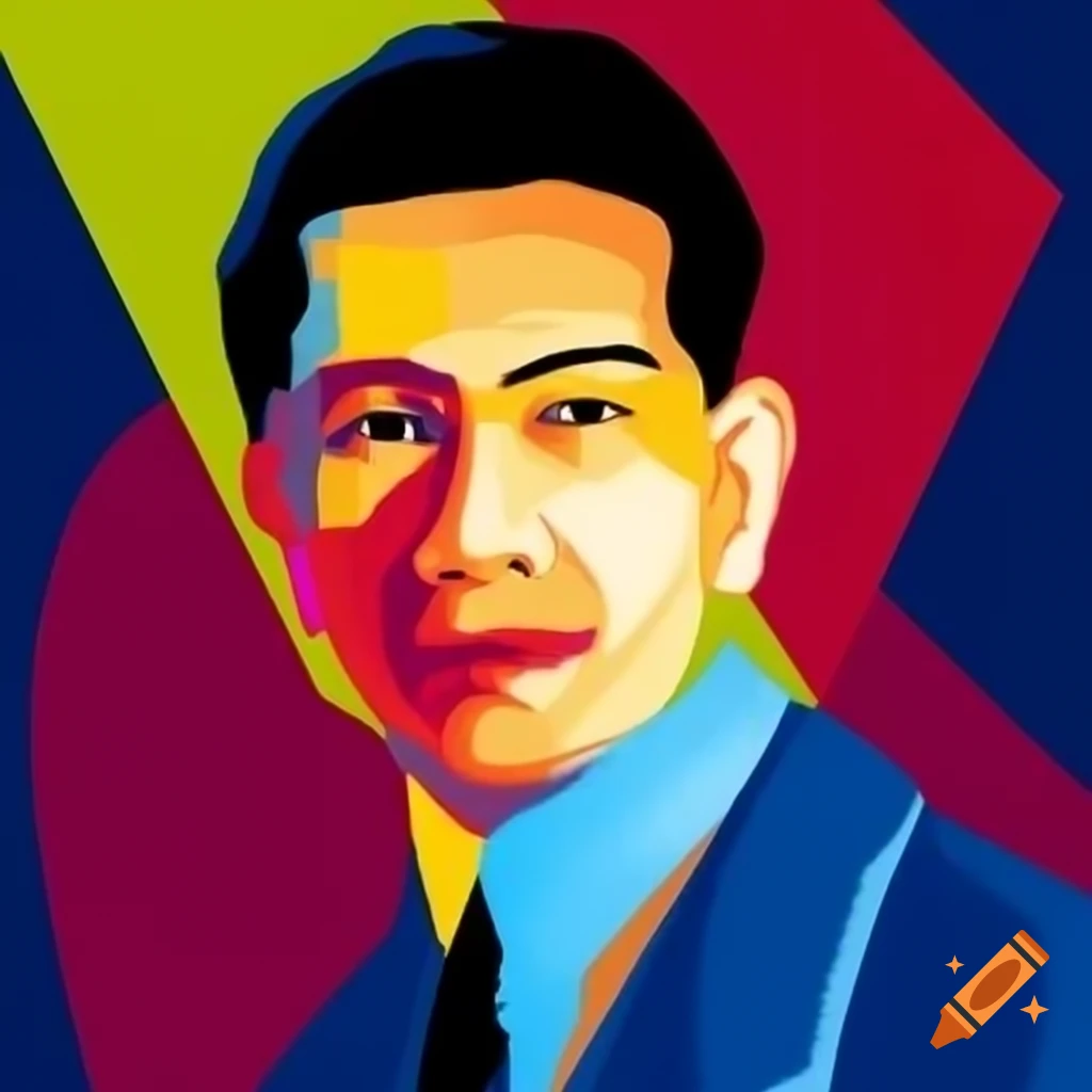 Contemporary art poster of Jose Rizal highlighting his intellect ...