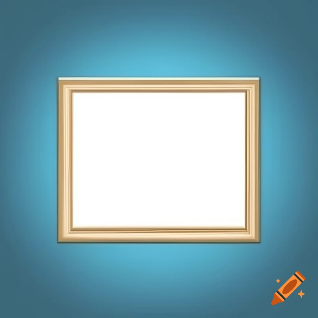 Simple picture frame design on Craiyon