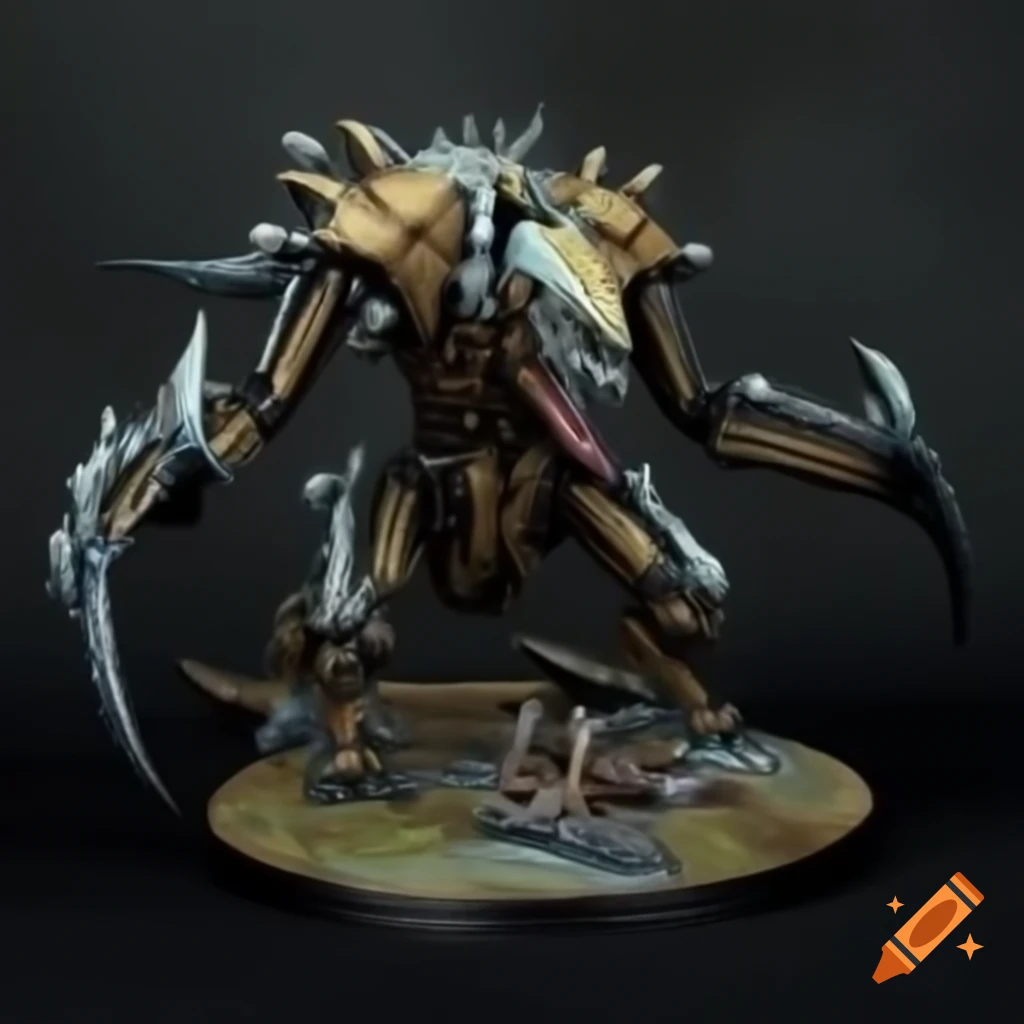 Mechanical constructs of tyranids from warhammer 40k on Craiyon