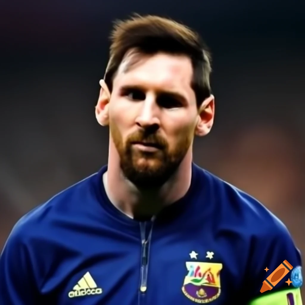 Soccer legend lionel messi in action on Craiyon