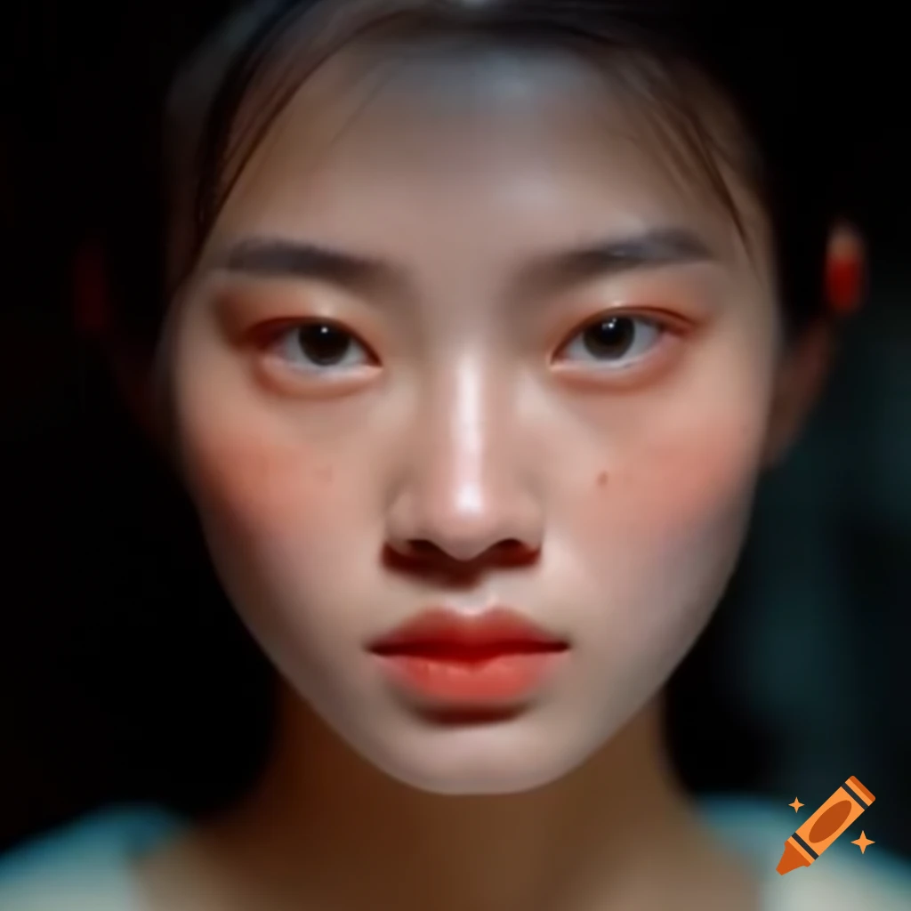 Close-up portrait of Southeast Asian woman in her 40s with neutral ...