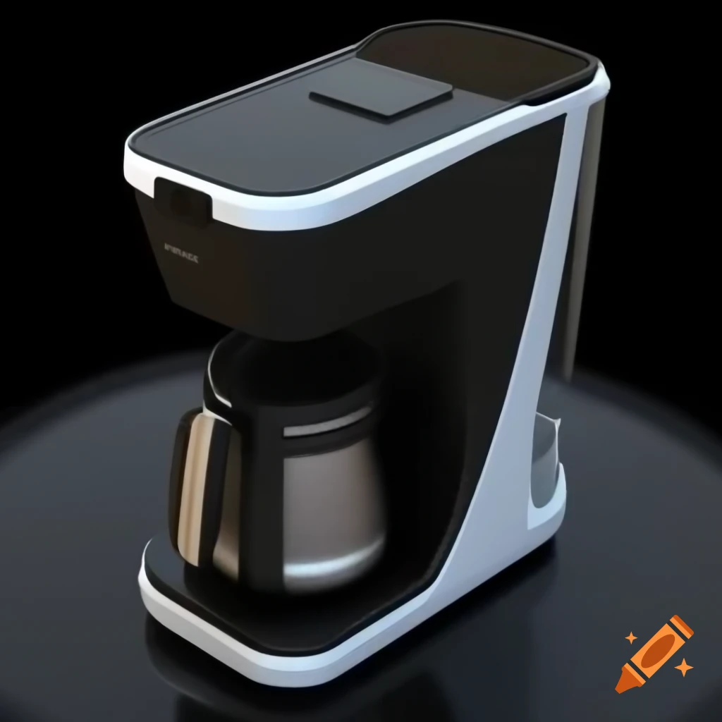 Innovative ultra-modern coffee maker concept with unique shape and user ...