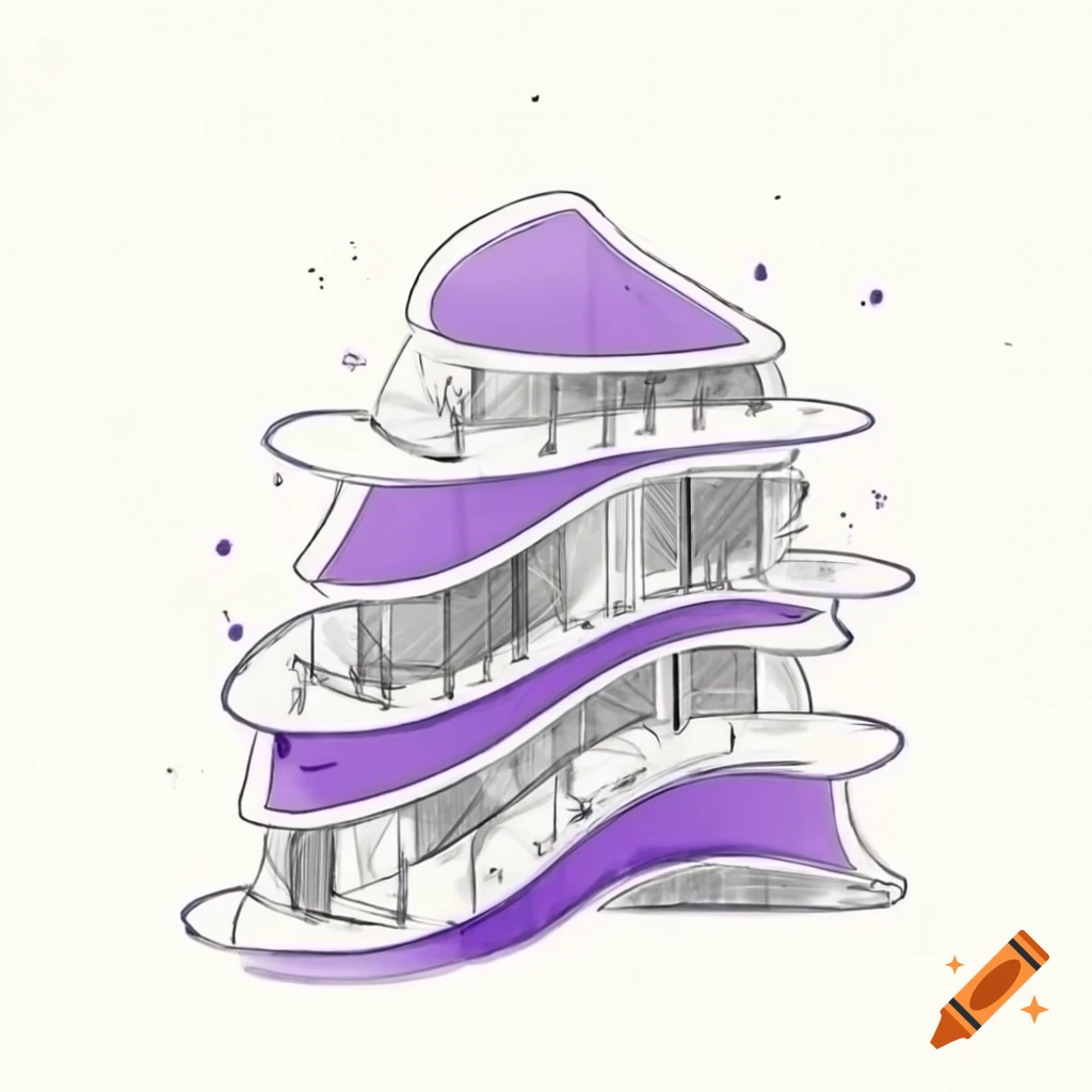 Building facade design inspired by violet flower petals for insulation ...