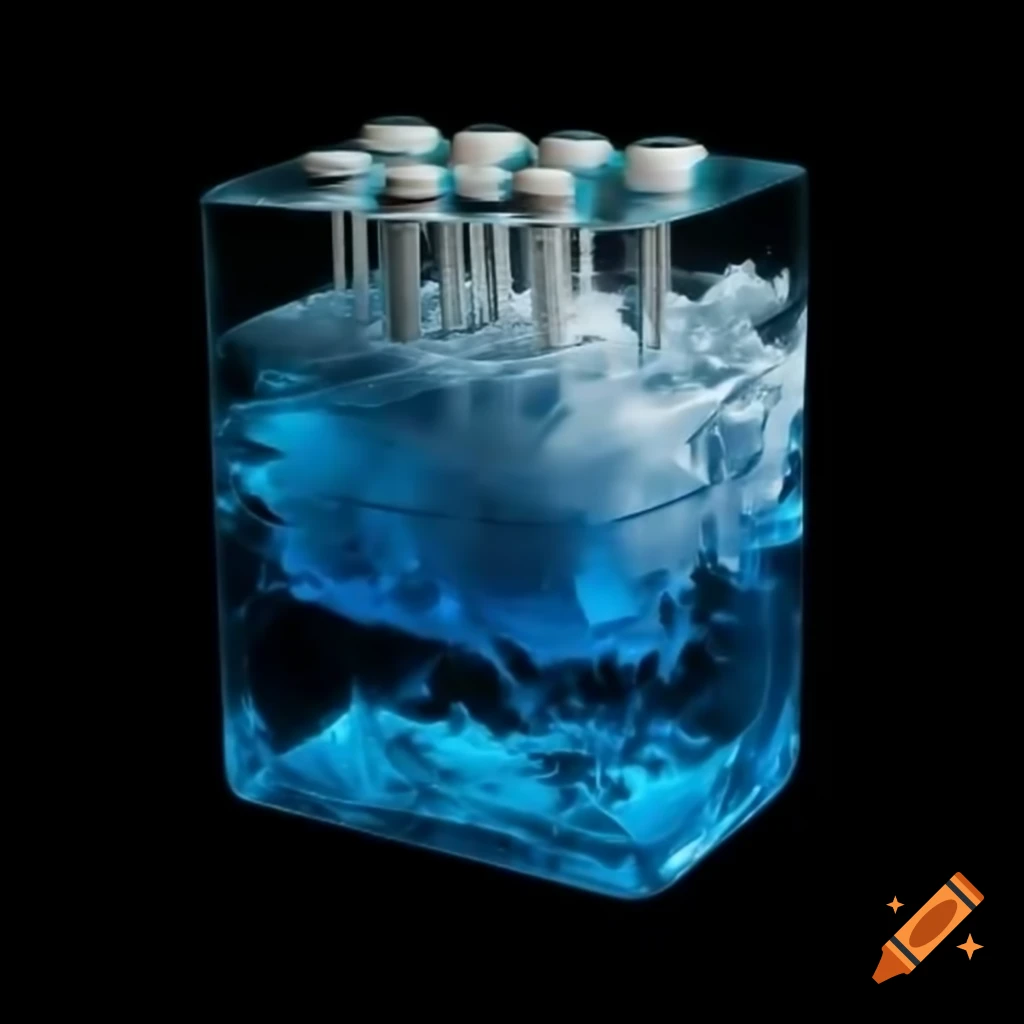 Battery created from bio materials on Craiyon