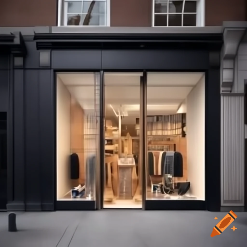 Storefront design focused on visibility with attractive colors and ...