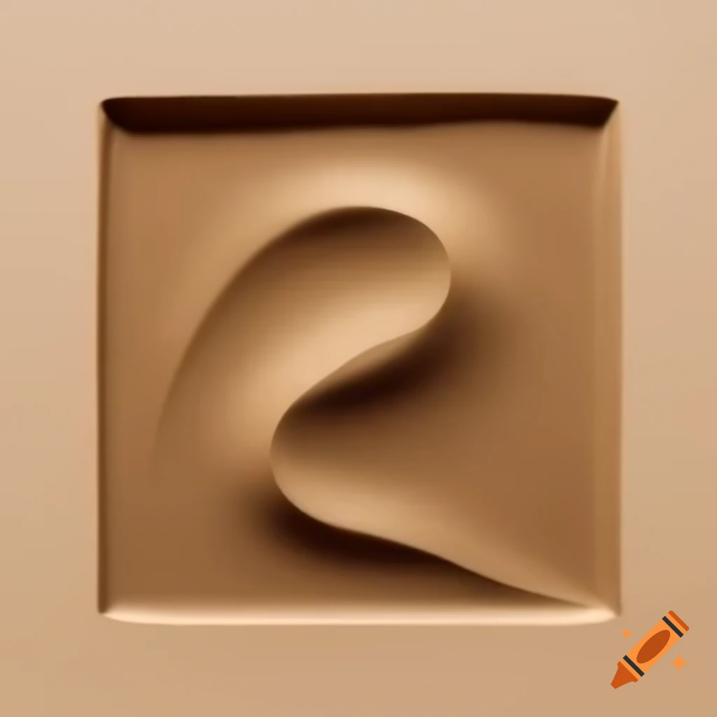 Square-shaped bronze sand on Craiyon