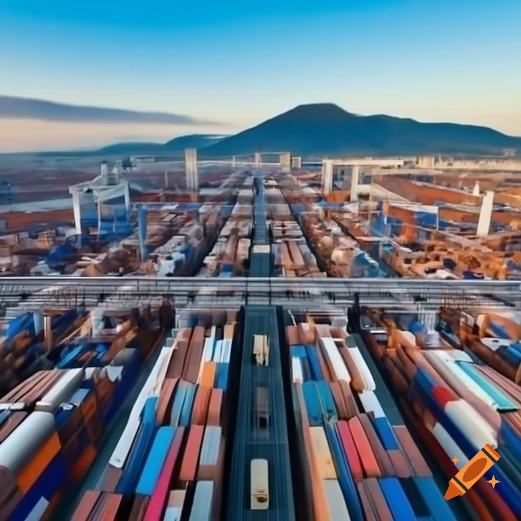 Connections between geographical points for efficient logistics and movement optimization on Craiyon