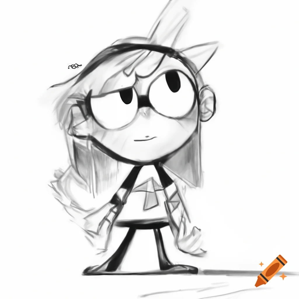 Character design sketch featuring creative illustrations on Craiyon