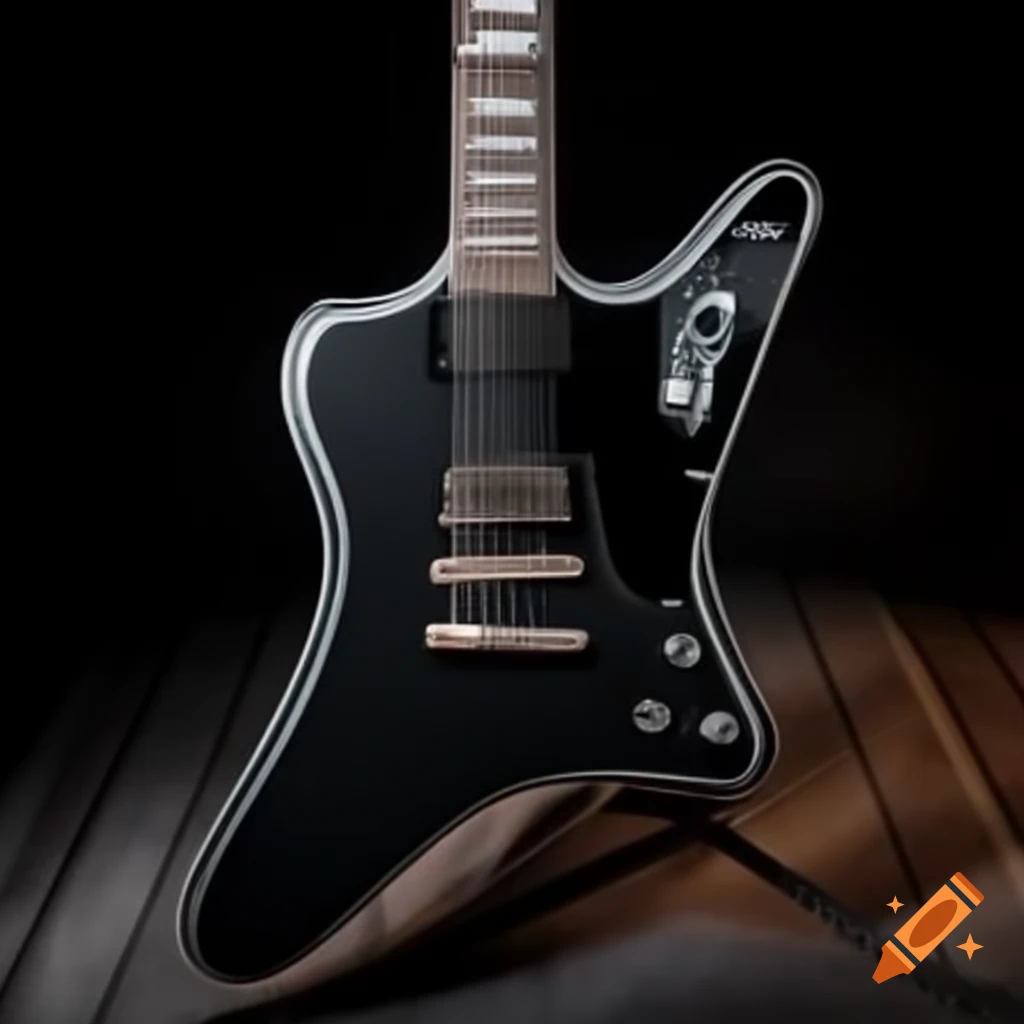 Futuristic doublecut electric guitar design inspired by tvr tuscan car ...